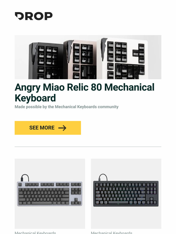 Drop: Angry Miao Relic 80 Mechanical Keyboard, Artifact Bloom Series ...