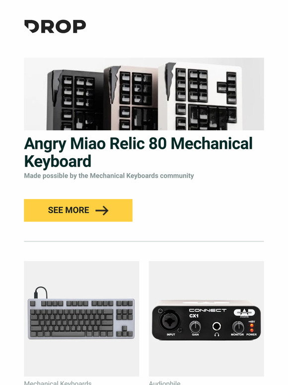 Drop: Angry Miao Relic 80 Mechanical Keyboard, Artifact Bloom Series ...