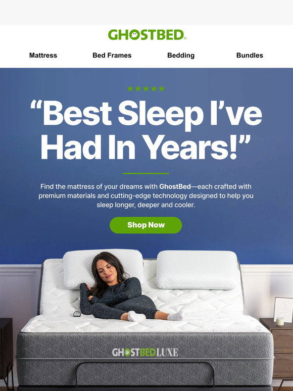 GhostBed: "Best Sleep I've had in Years" | Milled