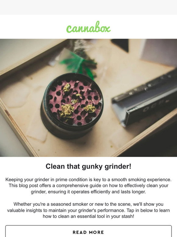Cannabox: Clean that gunky grinder! | Milled