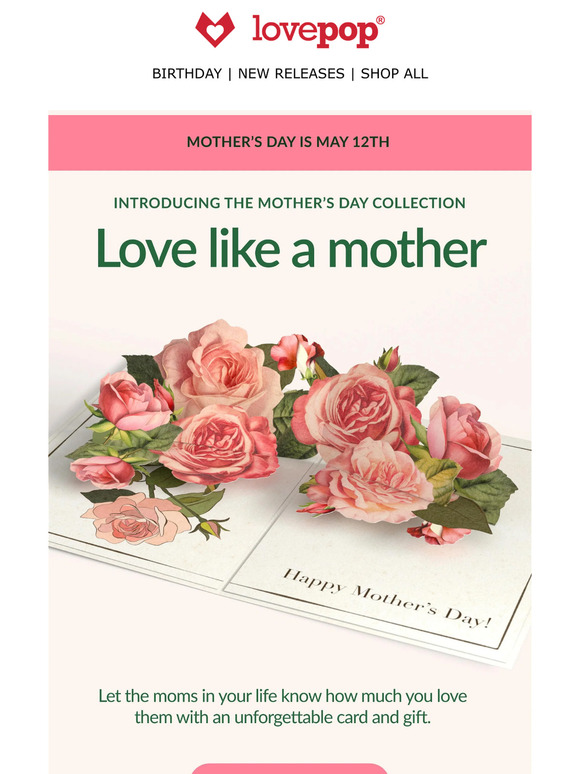 Lovepop Cards: Introducing The Mother’s Day Collection | Milled
