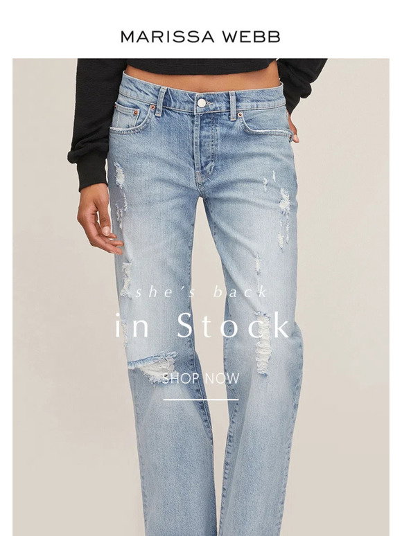 Marissa Webb: The Easy Low Rise 💙 is back. Yay! | Milled