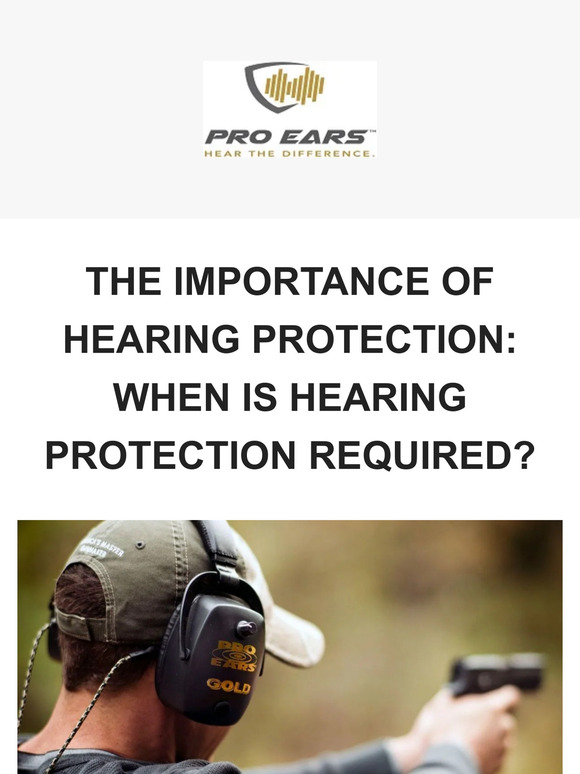 Pro Ears The Importance Of Hearing Protection Milled