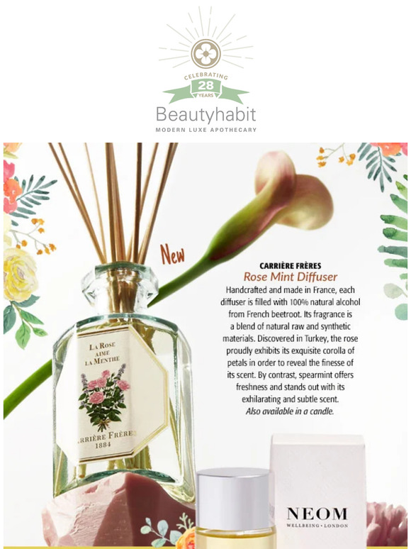 Beautyhabit: Spring Flowers + New NEOM Vitamin Baths! | Milled
