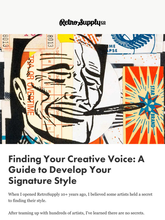 RetroSupply: A 5-Step Guide to Find Your Creative Voice | Milled