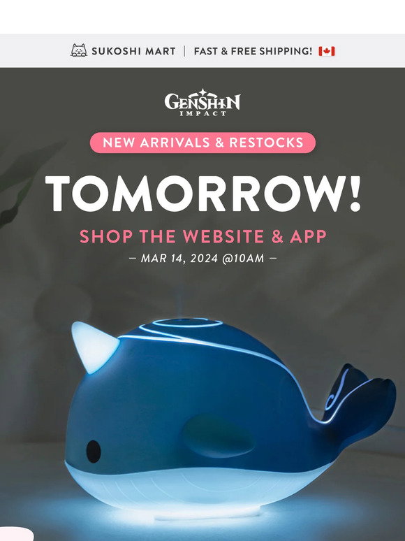 Sukoshi Mart: Tomorrow: Genshin Impact© 💫 | Milled