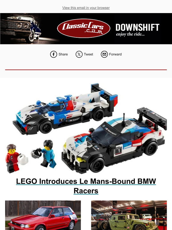 ClassicCars: LEGO Introduces Le Mans-Bound BMW Racers | Milled