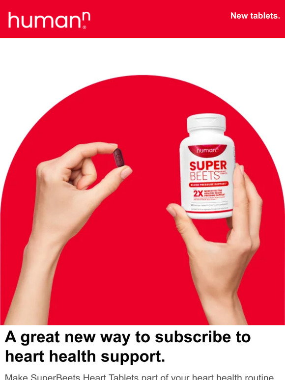 HumanN: We’ve made supporting your heart health even easier. | Milled