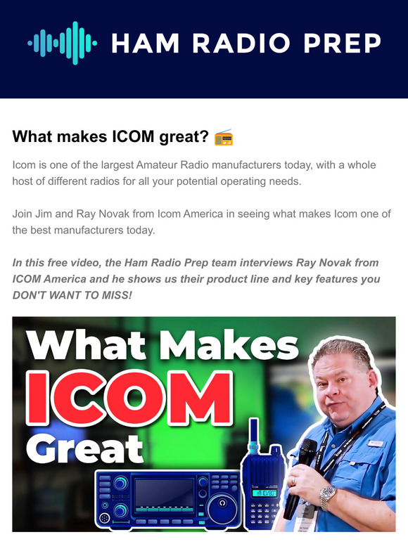 Ham Radio Prep: What Makes ICOM Great? | Milled