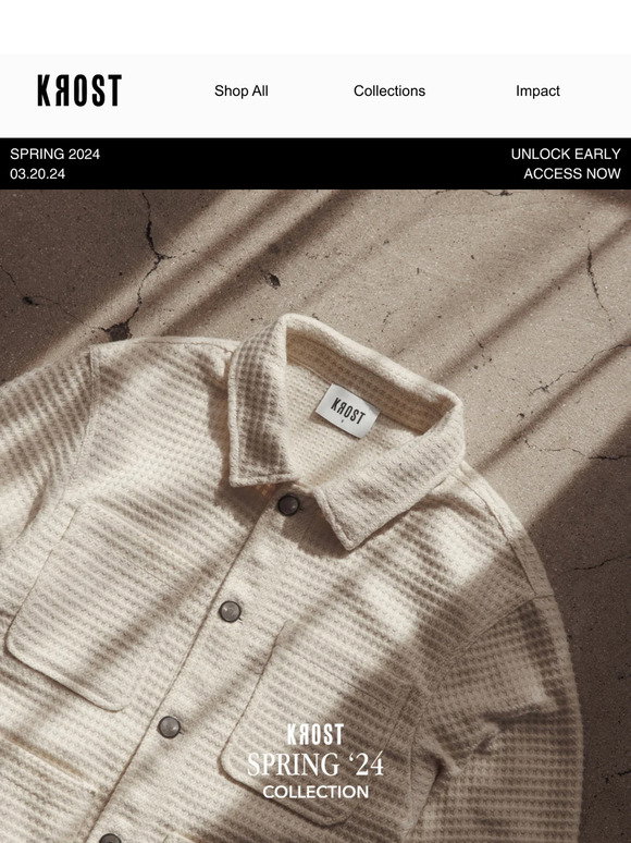 KROST: Exclusive Early Access to Our Spring 2024 Collection | Milled