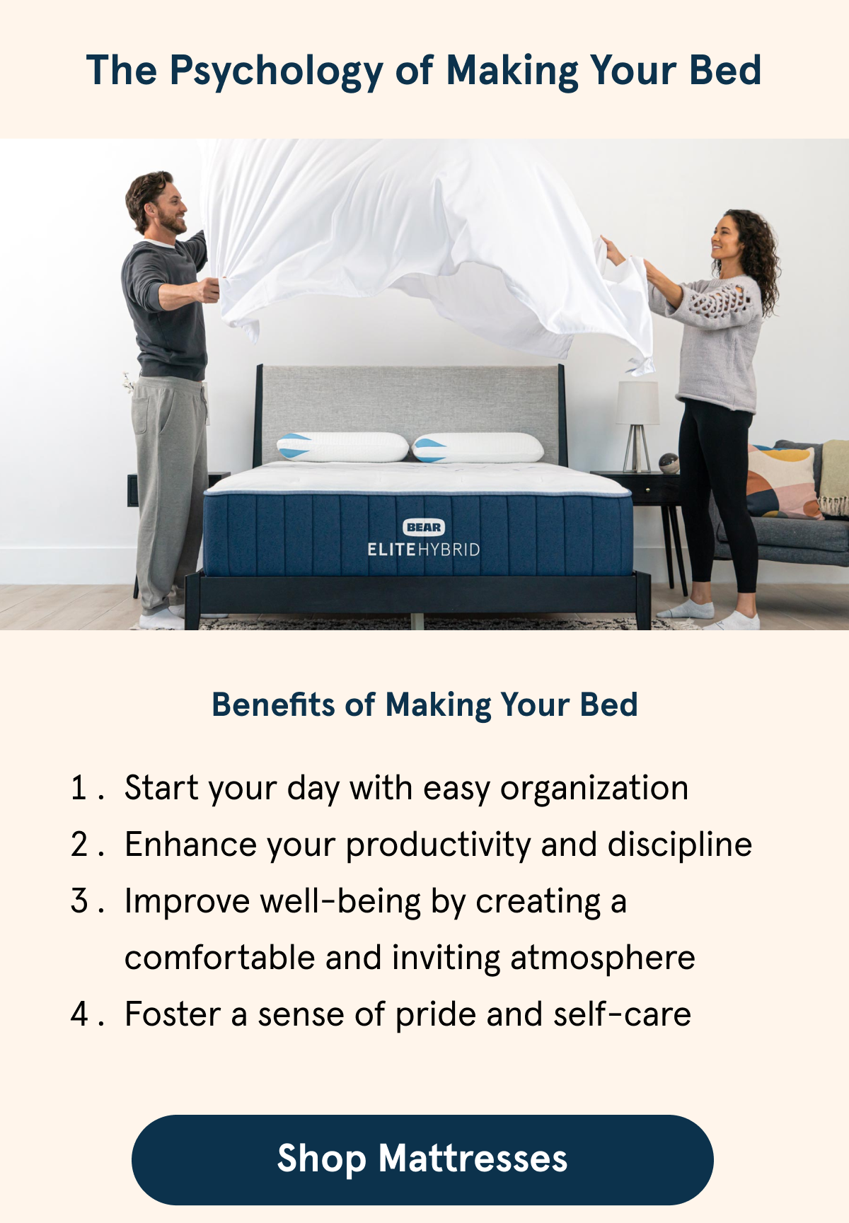 Bear Mattress: 🌙 Learn About the Psychology of Making Your Bed | Milled