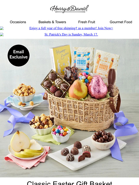 Harry & David Email Newsletters: Shop Sales, Discounts, and Coupon Codes