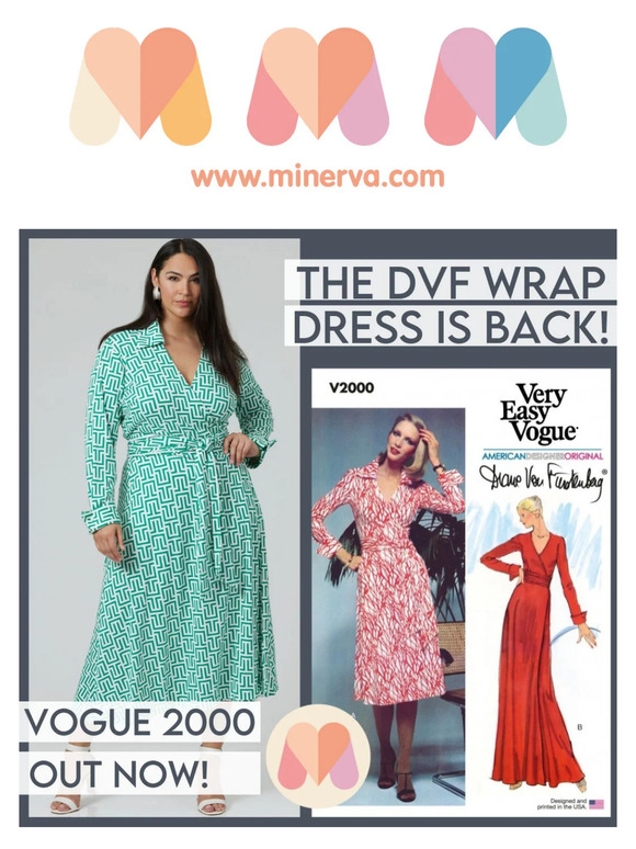 Minerva: The original wrap dress is back 👗 | Milled