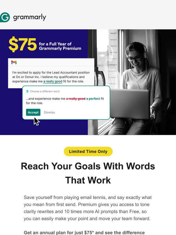 Grammarly: 🎾 Ace your communication with the first send | Milled