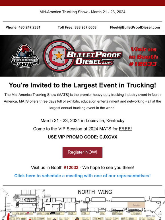 Bullet Proof Diesel: 🚚 🚛 Free VIP Registration to the 2024 Mid-America ...