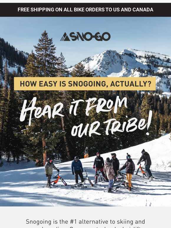 SNO-GO: How Easy is Snogoing, Actually? | Milled