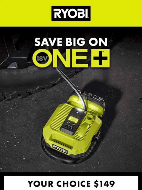 Ryobi: Shop Limited Time ONE+ Deals | Milled