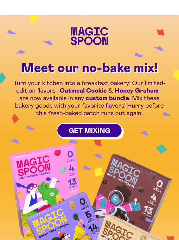Magic Spoon: Add our limited-edition flavors to your perfect mix! | Milled