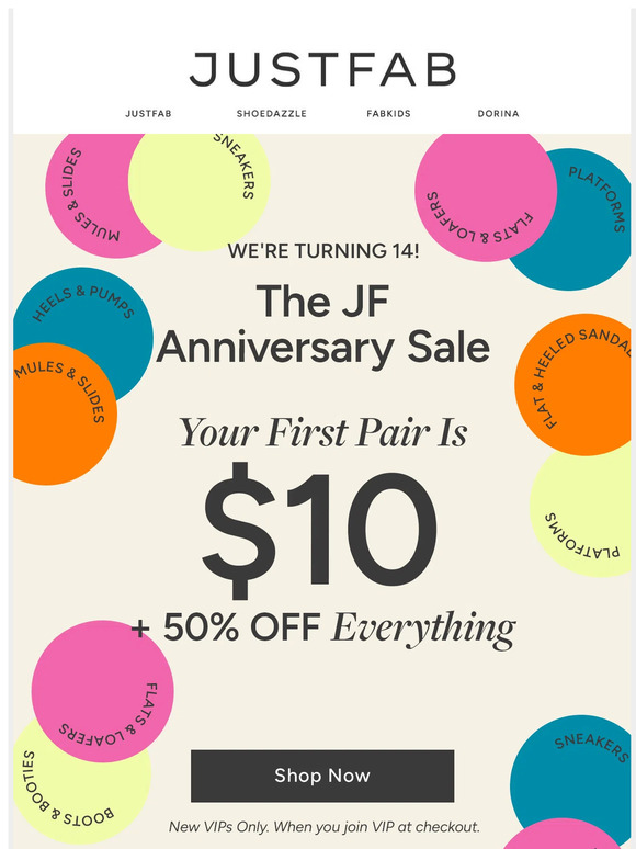JustFab Email Newsletters: Shop Sales, Discounts, and Coupon Codes