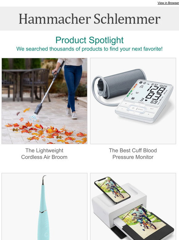 Hammacher Schlemmer: Product Spotlight: The Lightweight Cordless Air ...