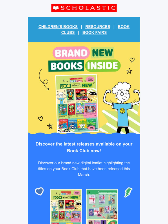 Scholastic: Discover brand new books on your Book Club ⭐ | Milled