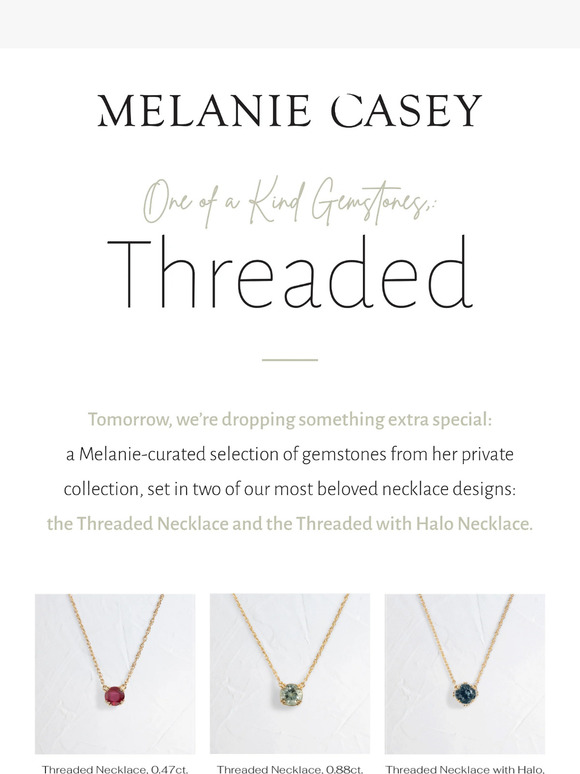 Melanie Casey: First Look: Gemstone Necklace Drop | Milled