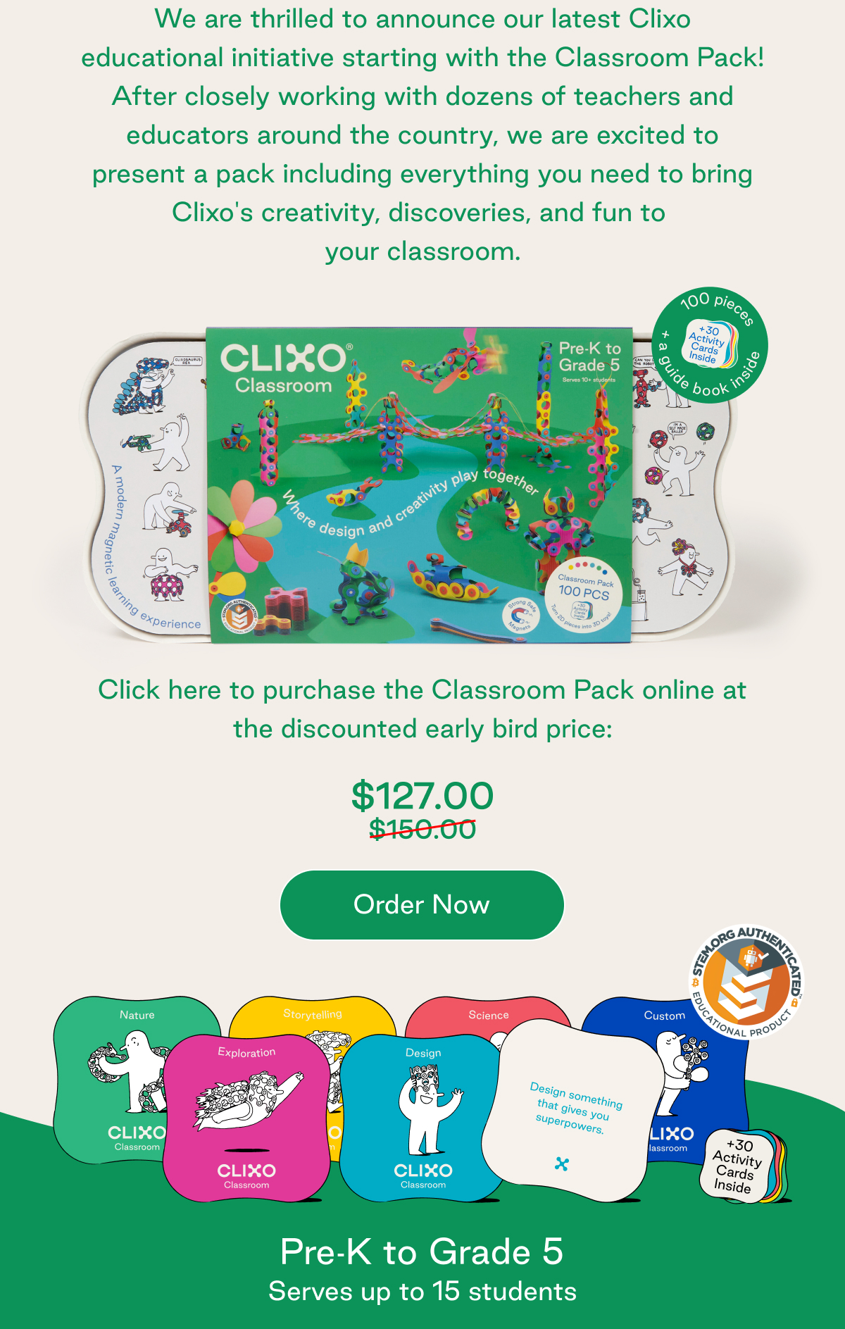 Toyish Labs: Introducing the Clixo Classroom Pack! 🍎 | Milled