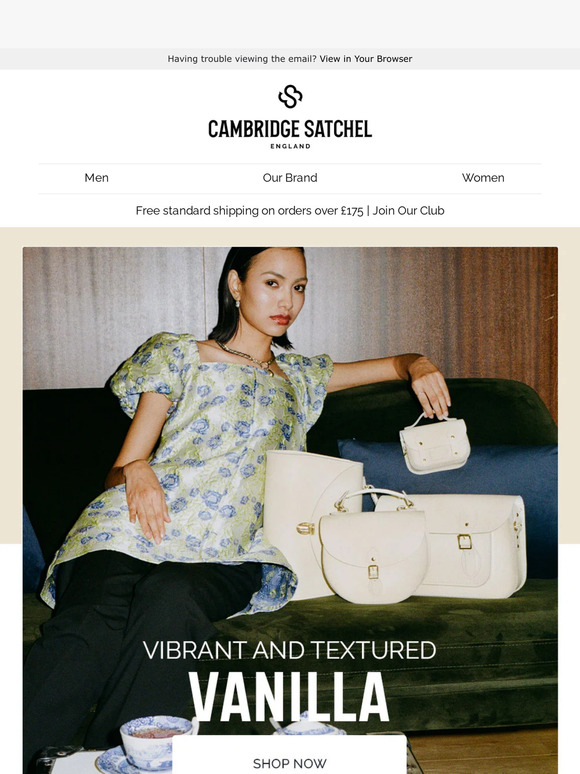 Cambridge Satchel: Introducing Vanilla🍦 | Milled