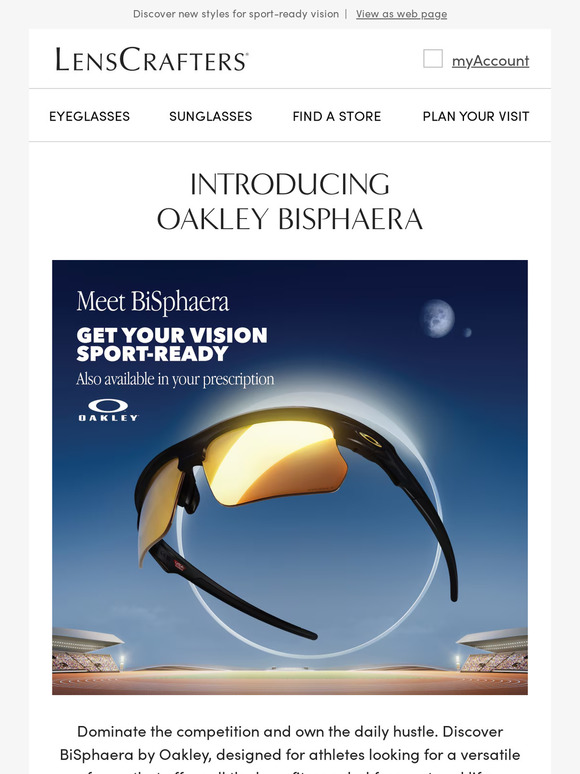 LensCrafters: Introducing Oakley BiSphaera and Sphaera | Milled