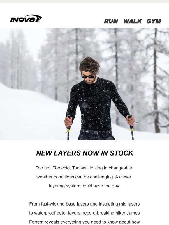 inov-8: Layering up for your next hike | Milled