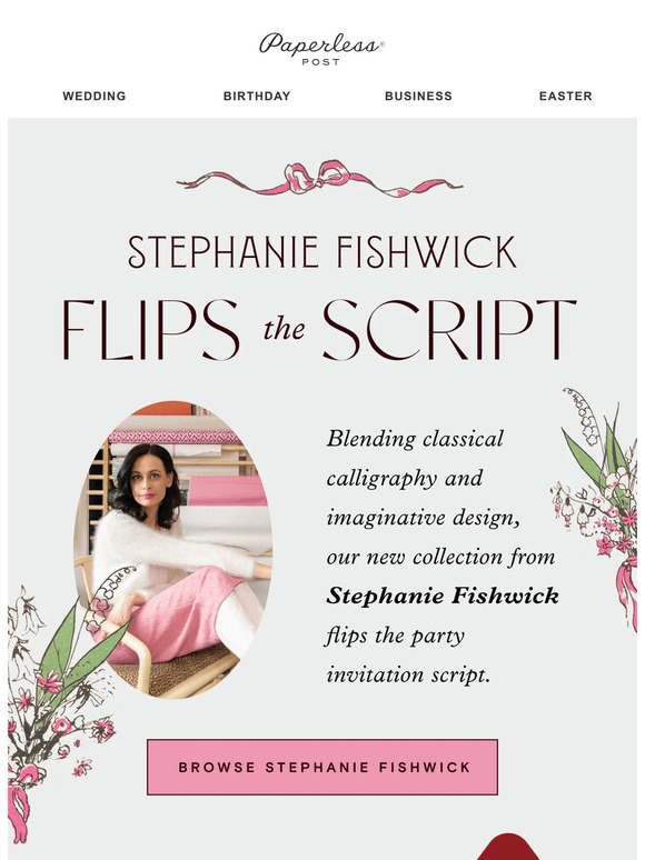 Paperless Post: New Stephanie Fishwick is here | Milled