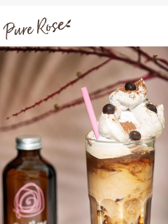 Pure Rose: Rose Ice Latte 🌸 😋 | Milled
