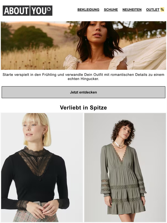 ABOUT YOU: Rüschen, Spitze & Volant | Milled