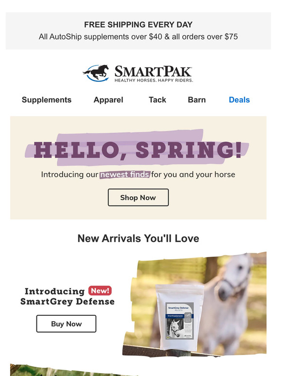 SmartPak Equine: NEW! Piper, Hadley, UV 90+ Fly Mask & More | Milled