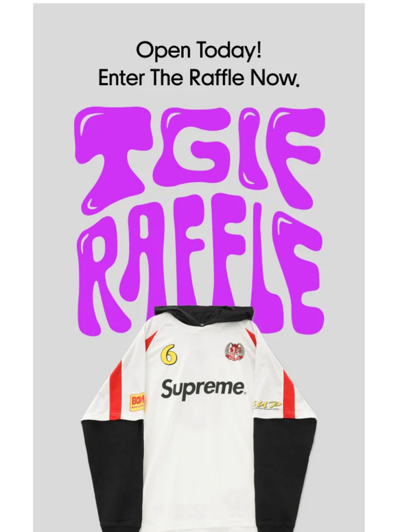 Musinsa: 🔔 This week's TGIF Raffle is OPEN! Enter the raffle for ...