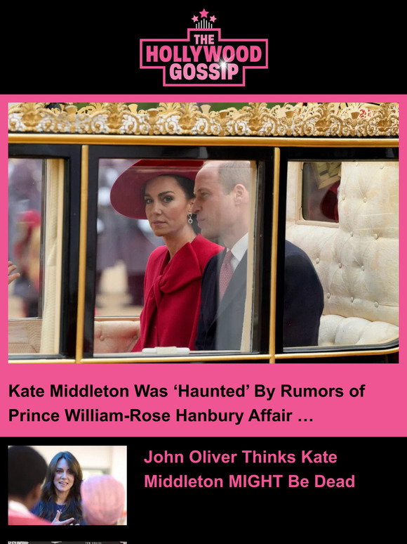 The Hollywood Gossip: Kate Middleton: 'Haunted' By Rumors of William's ...