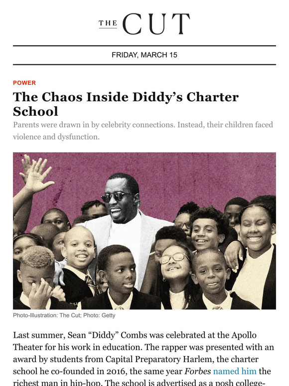 The Cut: The Chaos Inside Diddy’s Charter School | Milled
