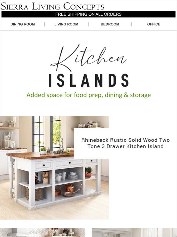 Sierra Living Concepts: Flip Your Lid: Kitchen Islands That Wow! | Milled