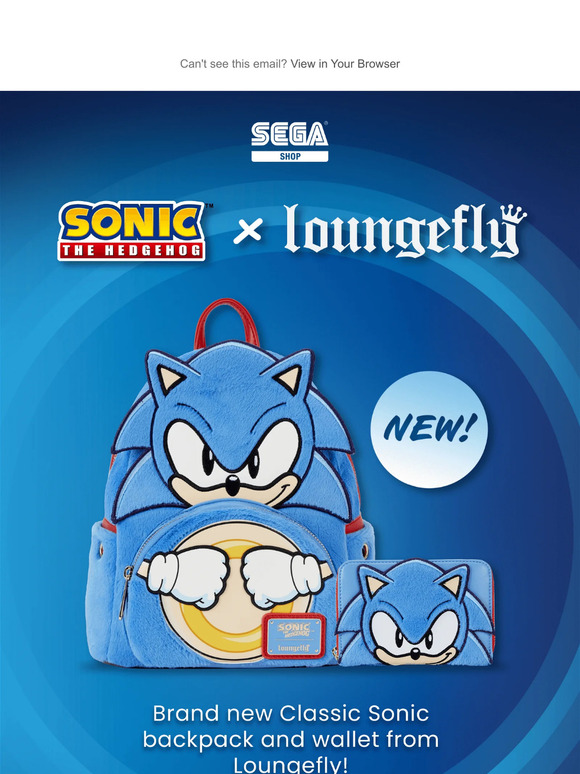 SEGA Shop: NEW Sonic Merch from Loungefly! 💙 | Milled