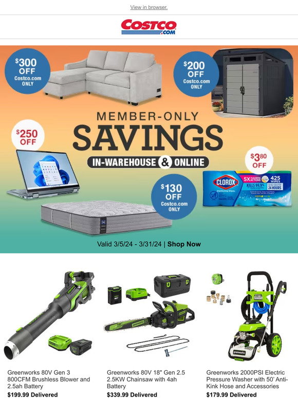 Costco: Gear up for Spring and Save on Outdoor Essentials | Milled