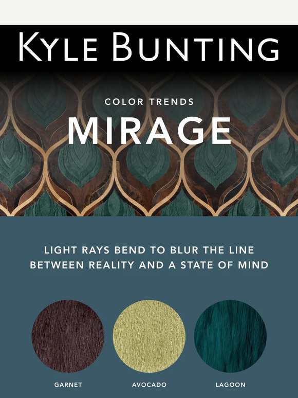 Kyle Bunting: MIRAGE | A 2024 Color Trend for Spring | Milled