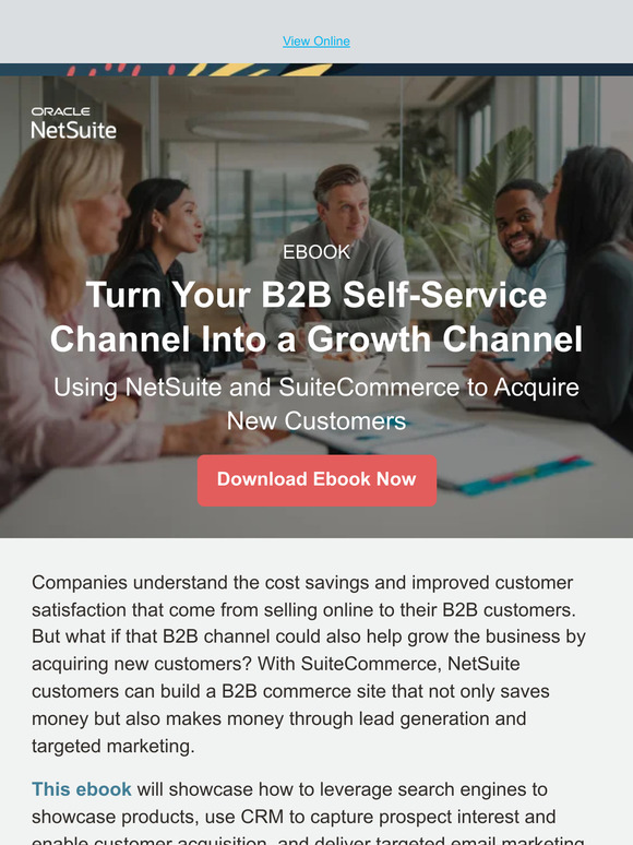 NetSuite: Turn Your B2B Self-Service Channel Into a Growth Channel | Milled