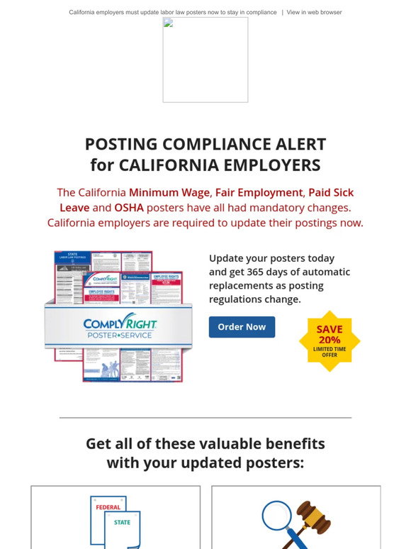Office Depot: Mandatory 2024 poster changes for California employers ...