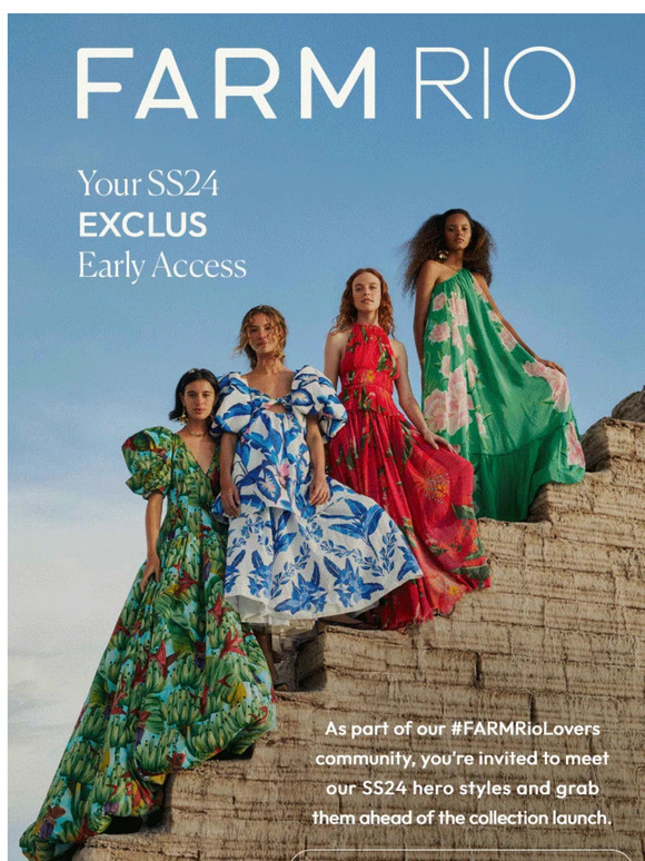 FARM Rio: [EARLY ACCESS] SS24 COLLECTION | Milled