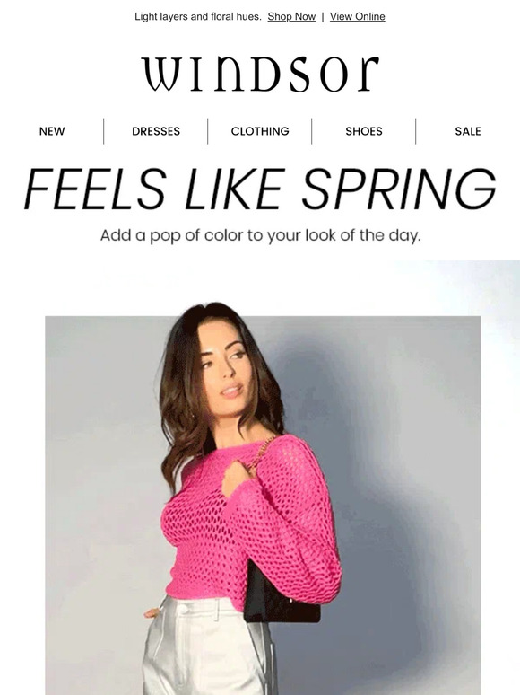 Windsor Fashions: All About Spring: Dresses + Sweaters 🌸 | Milled