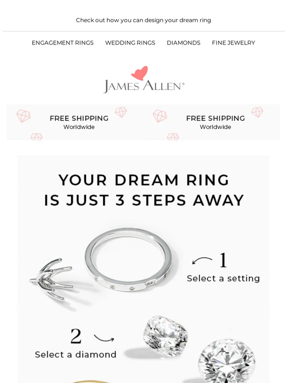 James Allen: The Perfect Ring 💍For You, By You | Milled