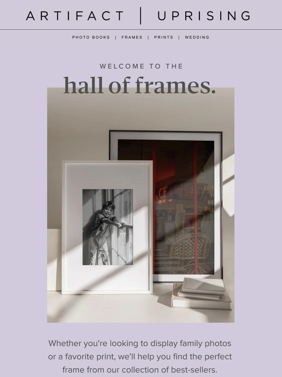 Artifact Uprising: A look at our best-selling frames | Milled