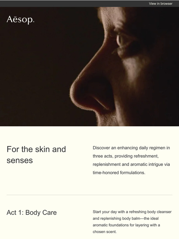 Aesop Email Newsletters: Shop Sales, Discounts, and Coupon Codes