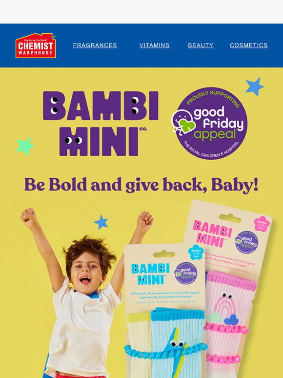 My Chemist: Be bold & give back with Bambi Mini! | Milled