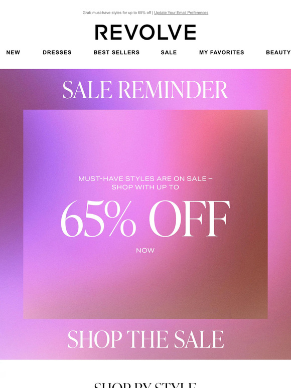 REVOLVE: SALE ENDS TONIGHT | Milled
